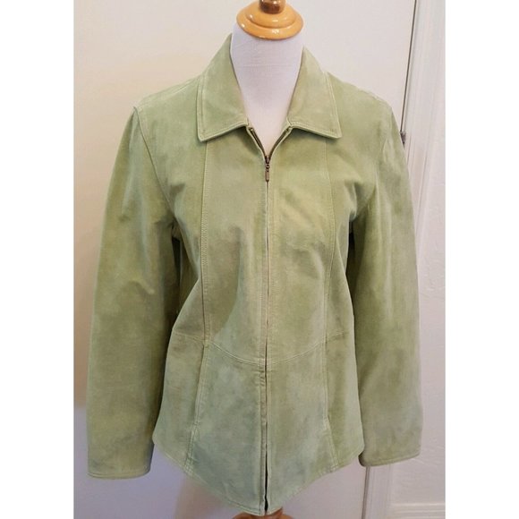 Coldwater Creek | Jackets & Coats | Coldwater Creek Suede Leather ...